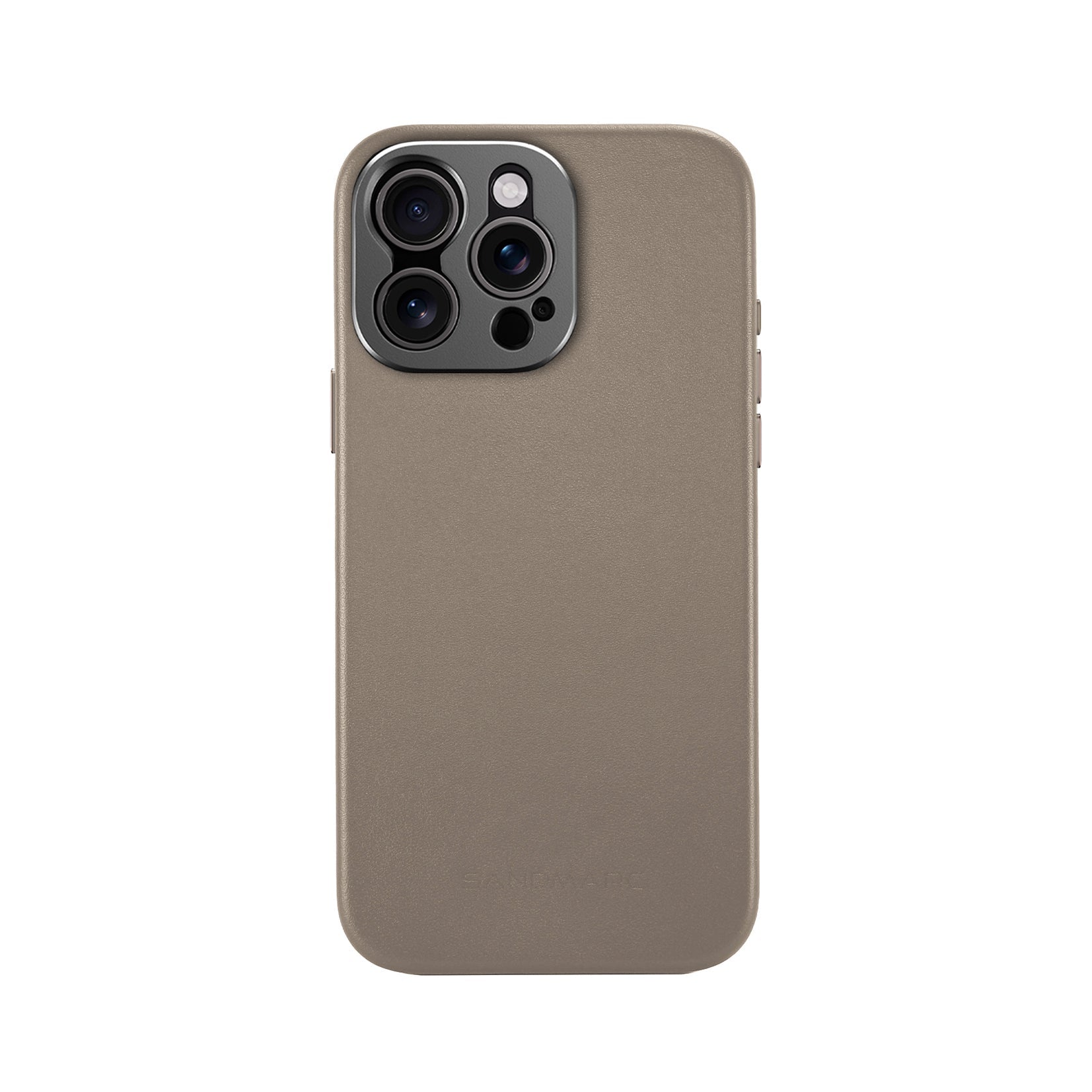 iPhone 15 Pro Leather Case | Sand (works with MagSafe) - SANDMARC